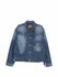 Куртка MASTERMIND Patchwork jacquarded denim jacket, размер 50