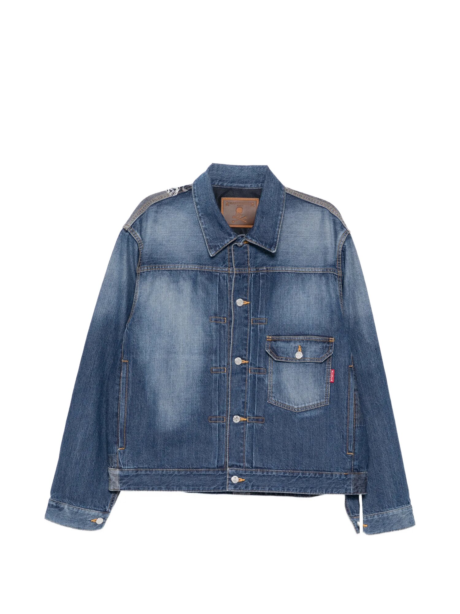 Куртка Patchwork jacquarded denim jacket