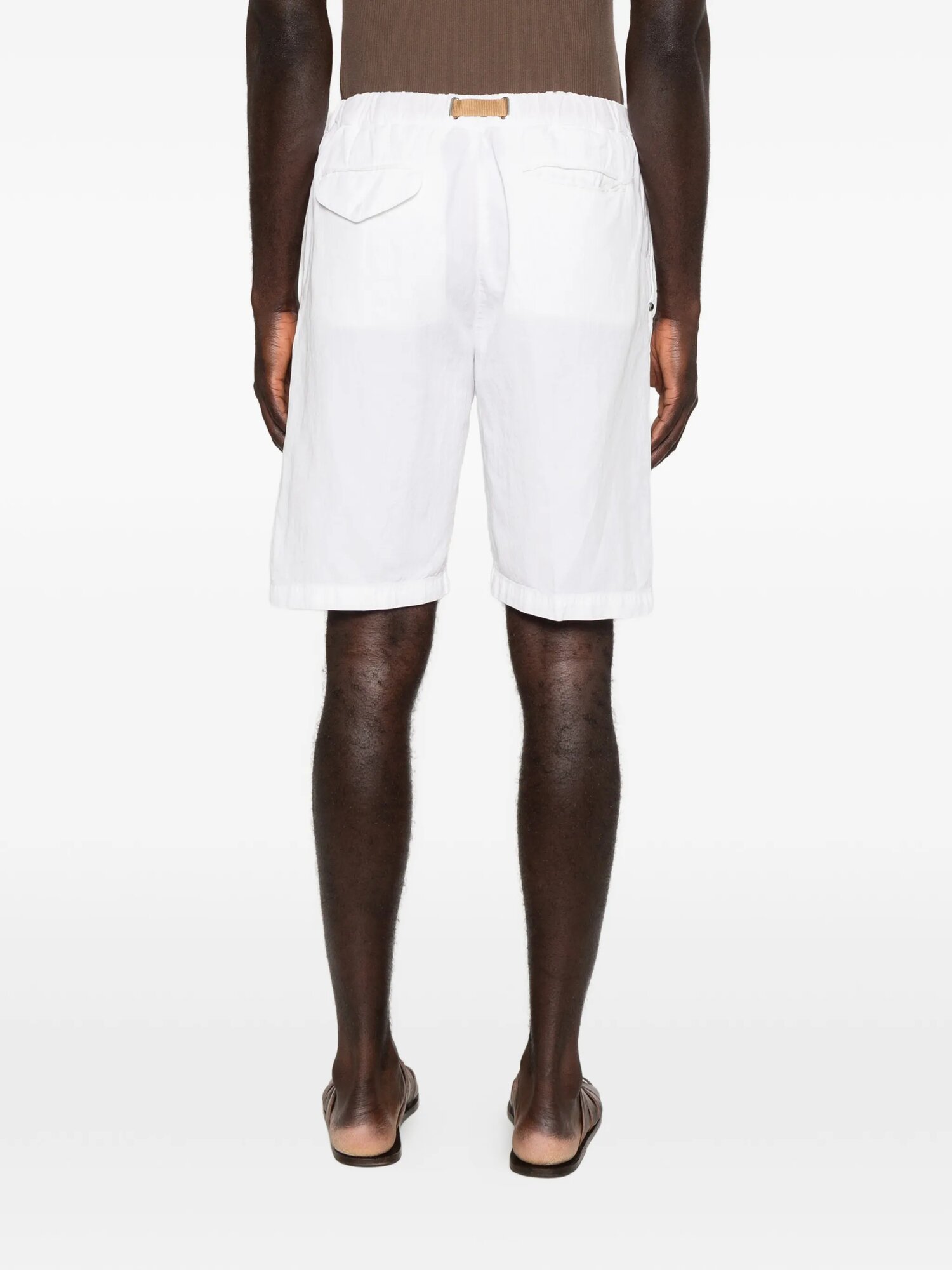 Шорты WHITE SAND Elasticated-waistband shorts, размер 48, white — фото 1