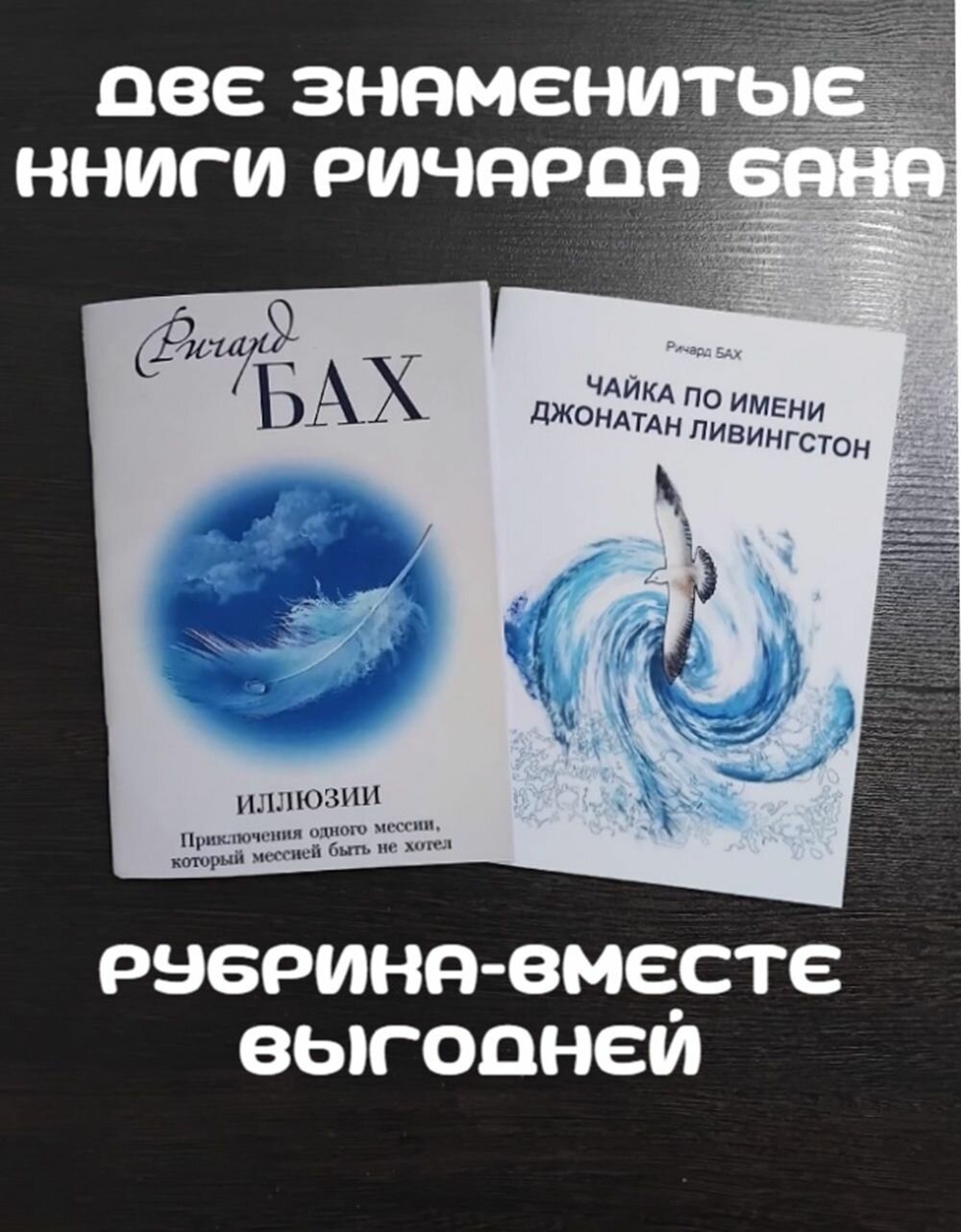 Чайка по имени Джонатан Ливингстон + Иллюзии( легендарные книги Ричарда Баха)