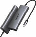 Хаб (разветвитель) UGREEN Revodok 6-in-1 8K@30Hz USB-C to 2*USB-A 3.0&USB-C 3.0&2*HDMI&PD, (15852), серый