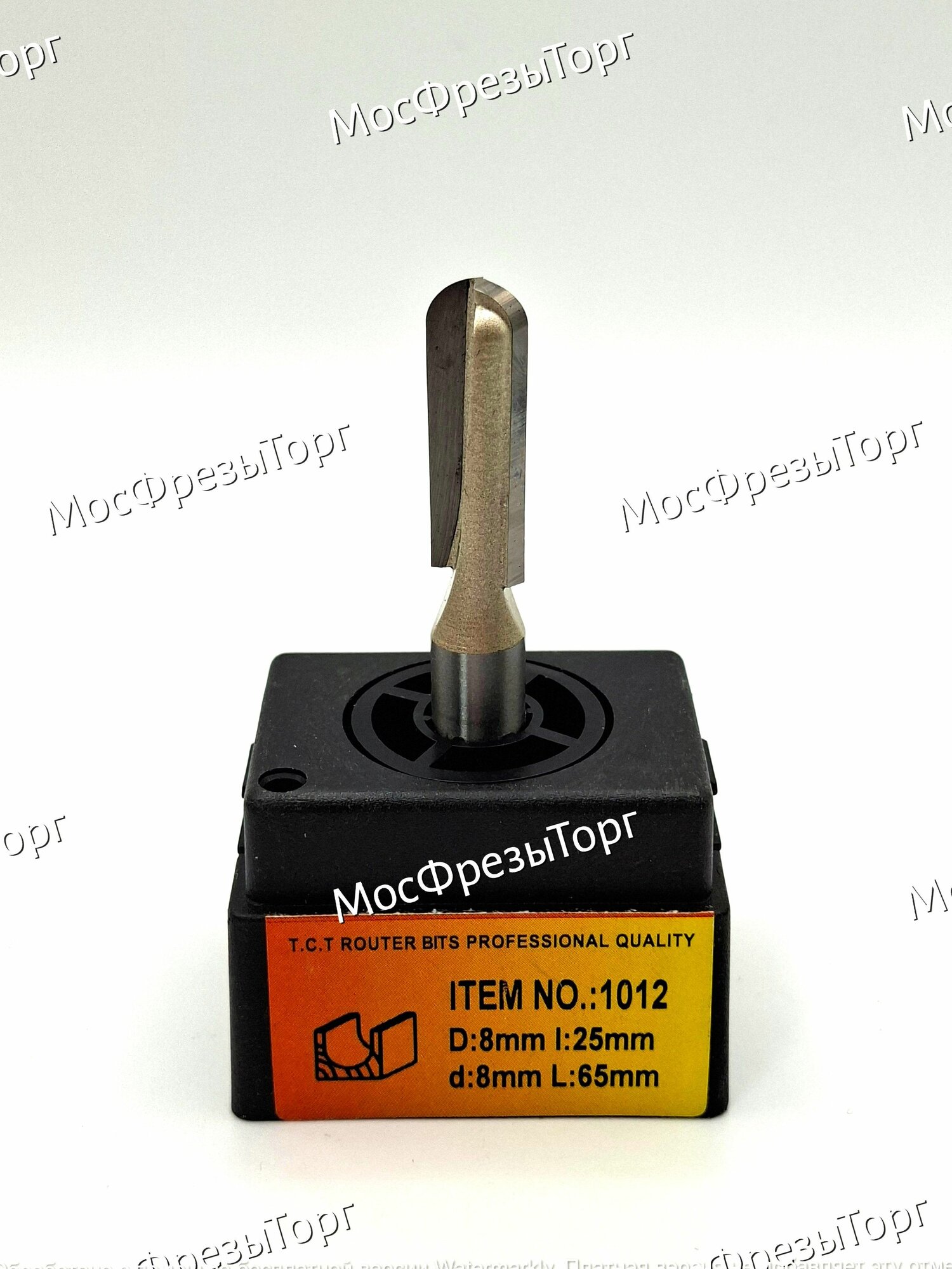 Фреза Globus 1012 D8 H25, хвостовик 8 мм, пазовая галтельная