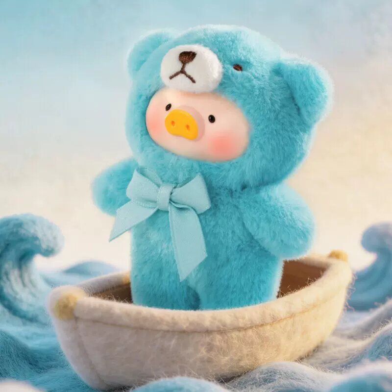 Оригинальная плюшевая подвеска-фигурка LuLu Pig Blind Box Teddy Mini Natural Whisper с виниловым лицом Шепот природы -