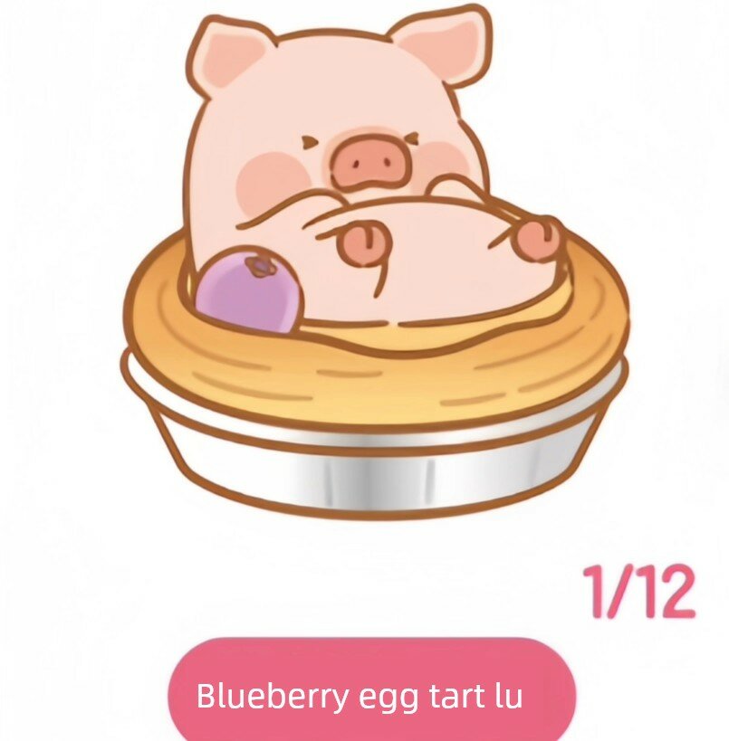 Официальная коллекционная фигурка Jiumu LuLu Pig Picnic Party: модная игрушка-сюрприз, милый подарок и украшение для