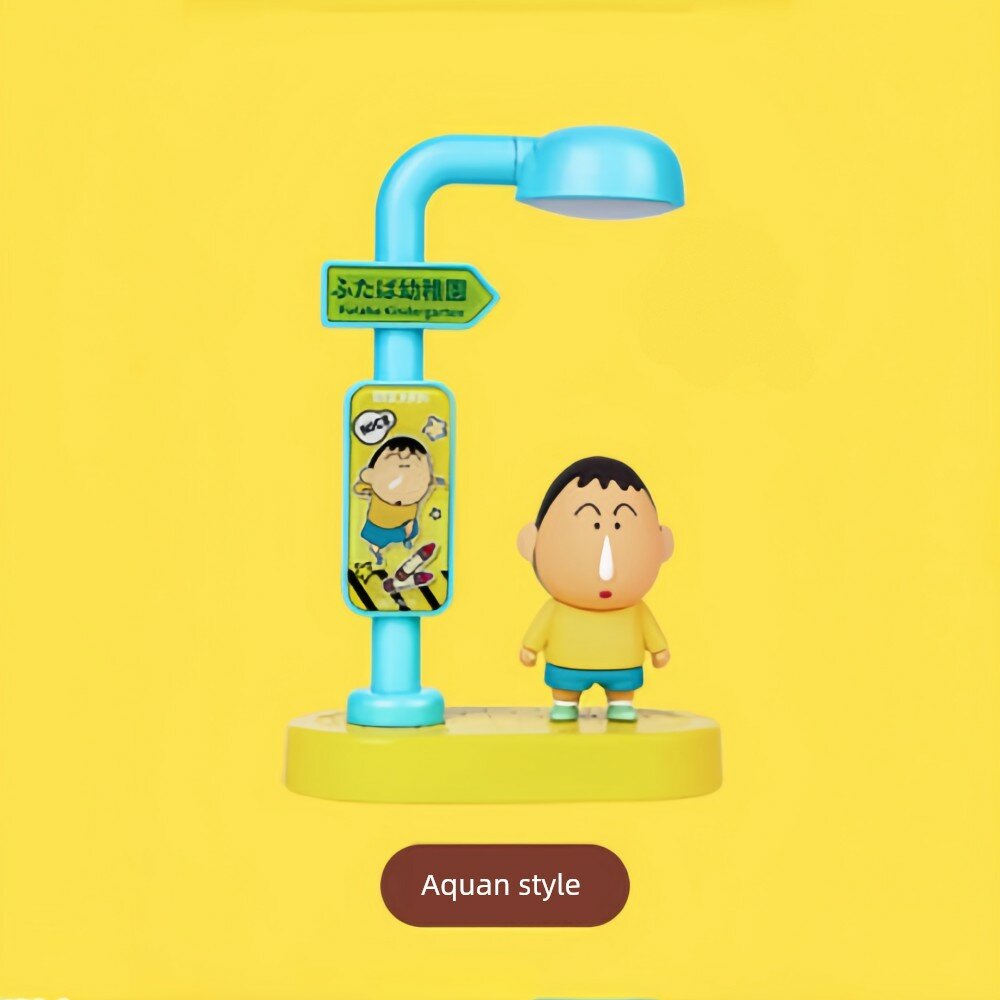 Оригинальные фигурки-сюрпризы Crayon Shin-chan с голосовым управлением, ночник, подарок для детей, милая настольная