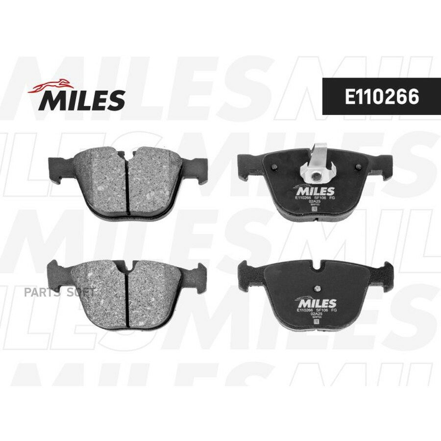 MILES E110266 Колодки тормозные BMW E60/E61/E65/E66/E70/E71 зад. SemiMetallic
