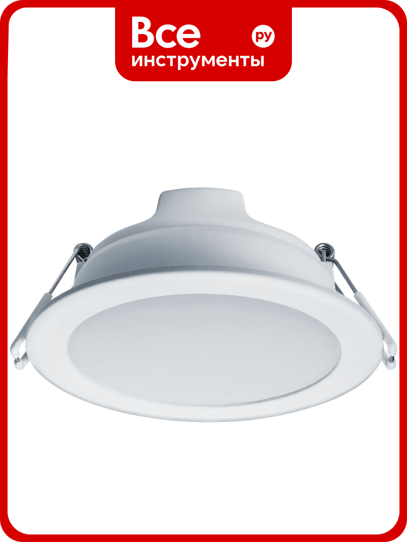 Светильник, Navigator, Navigator 14 482 NDL-P3-24W-840-WH-LED 14482, Встраиваемые, светодиодные