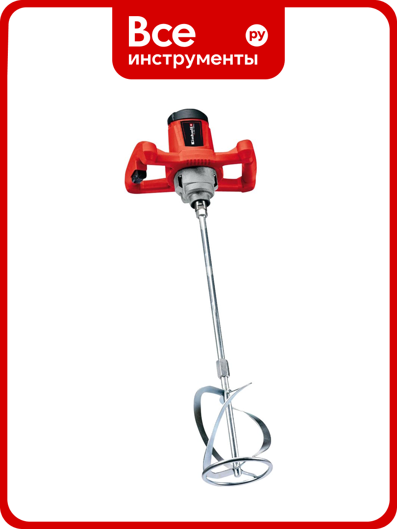 Миксер Einhell TC-MX 1200 E 4258545, 1200 Вт, полупрофессиональный электромиксер с электрической регулировкой оборотов