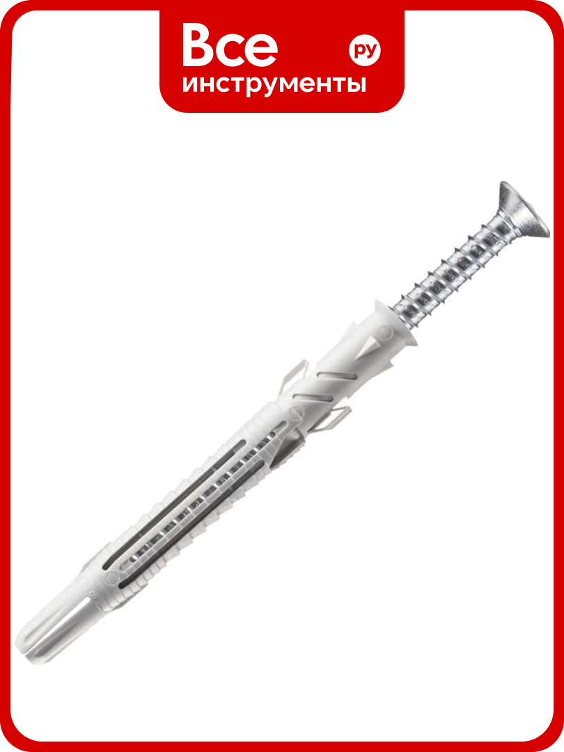 Дюбель-гвоздь потайной Elematic TORX 10x160, Легкий анкер t88 / v torx 10x160 с потайным винтом с плоской головкой