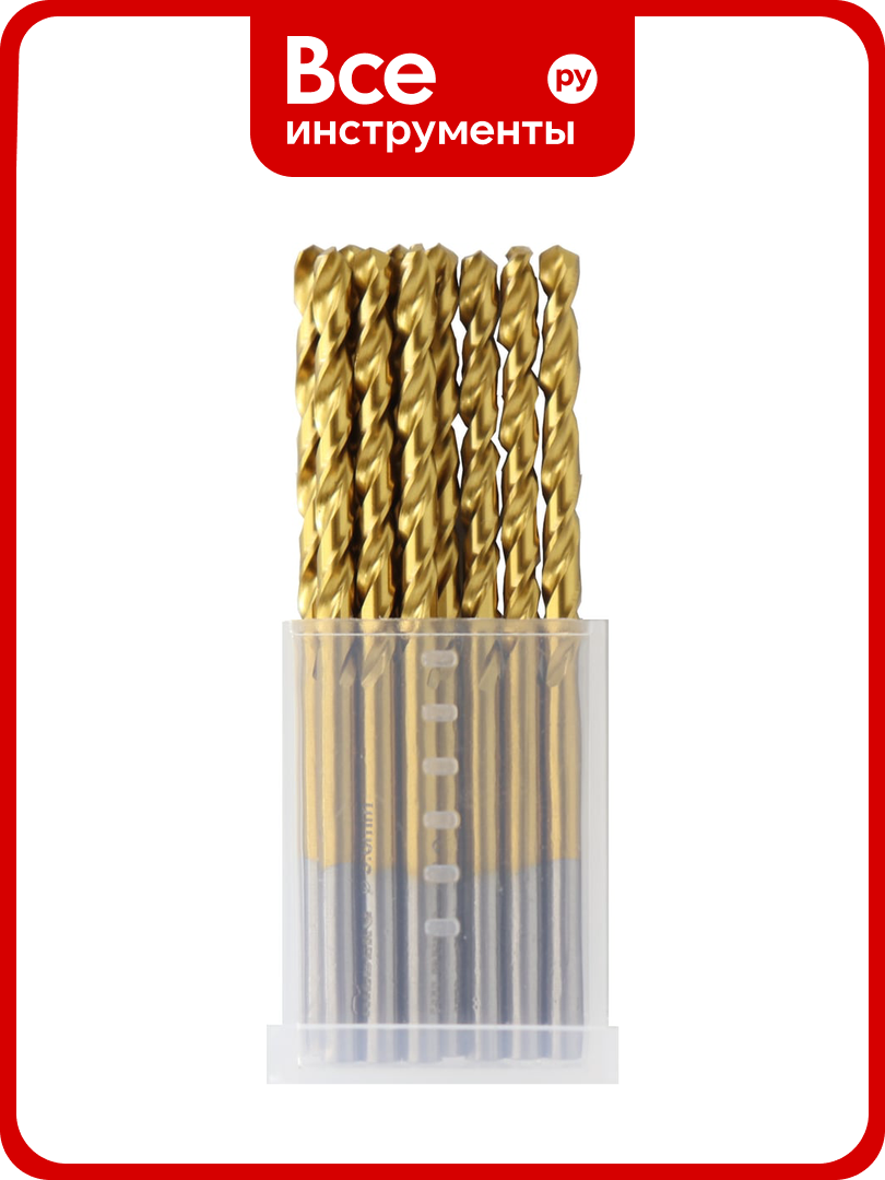Сверло кобальтовое по металлу Hilberg 3.0x61(33) мм (10шт) Cobalt TOP, CO030-10