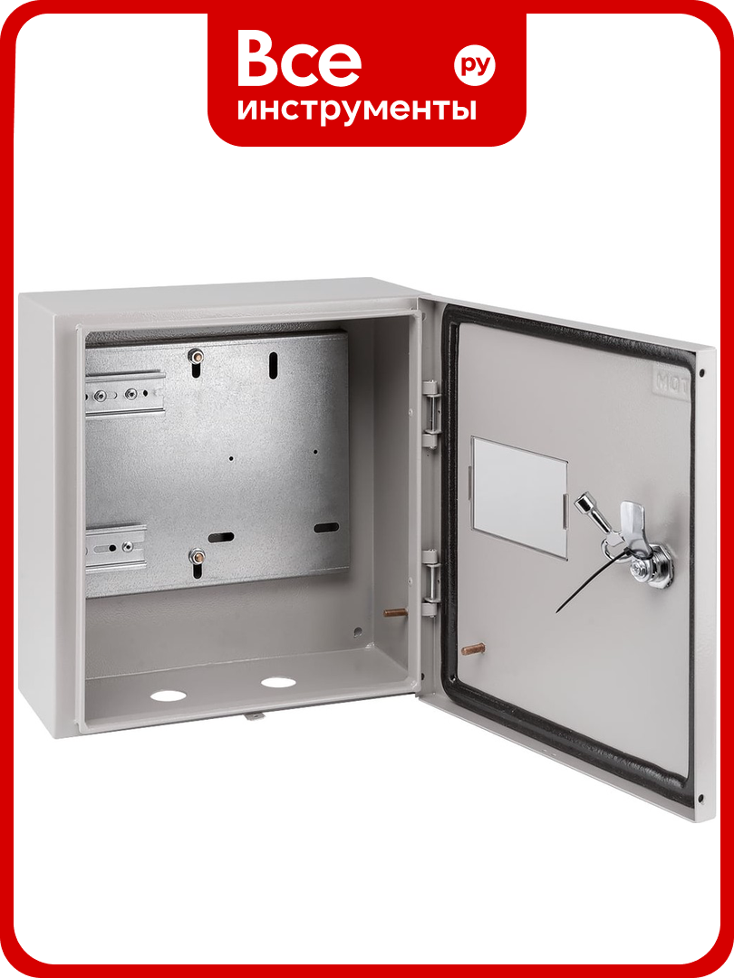 Учетно-распределительный щит ЩУ-1ф/1-0-3 IP66 TDM ELECTRIC SQ0905-0093, со съемной рамой из стали, навесной монтаж