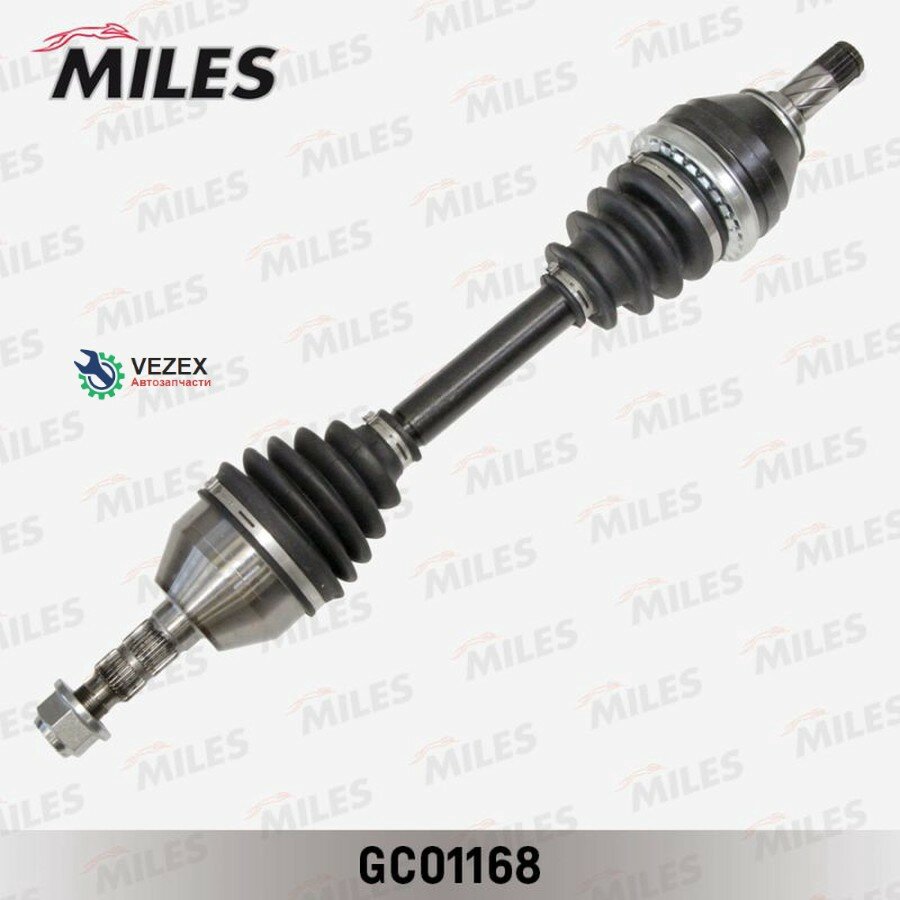 MILES GC01168 Привод в сборе левый OPEL ASTRA H/ZAFIRA B 1.2-1.6 04- (GKN 304426) GC01168