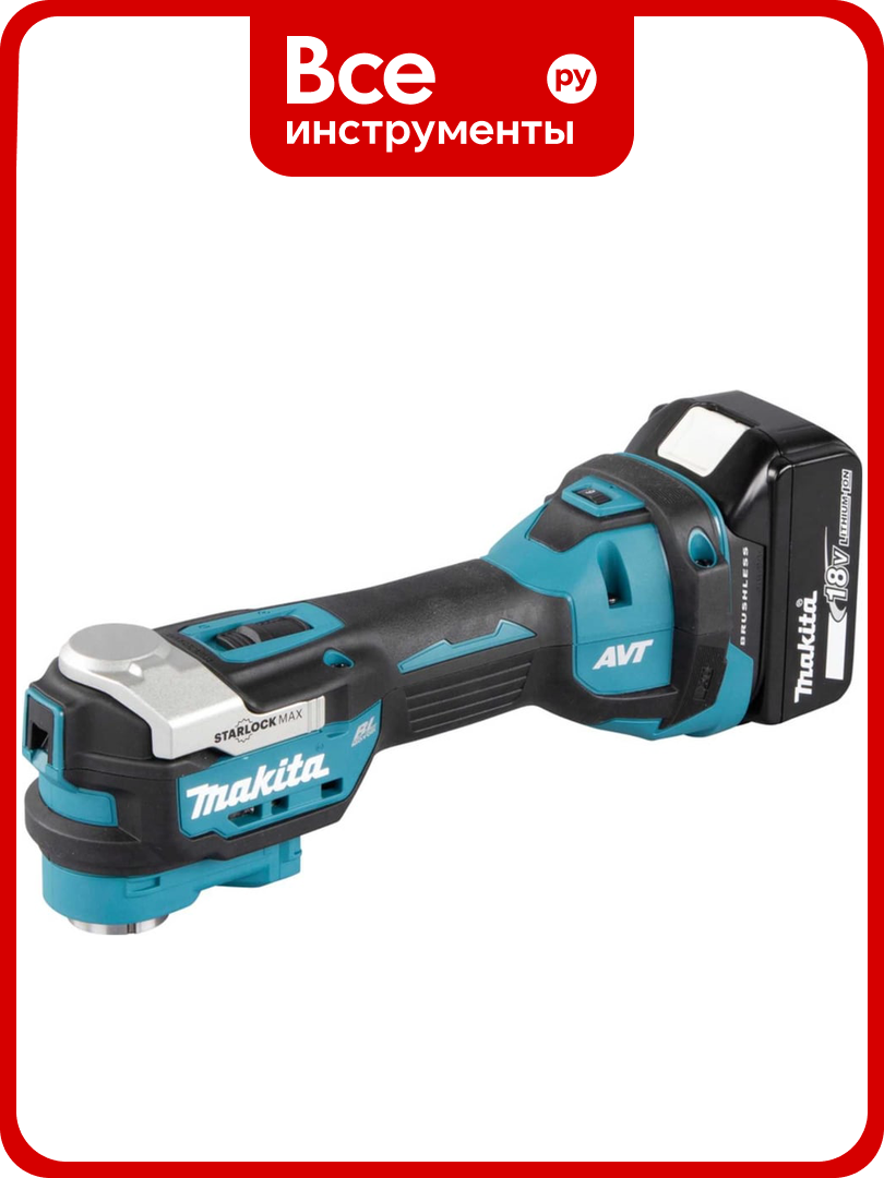 Многофункциональный аккумуляторный инструмент Makita LXT 18В, 10000-20000 об/мин DTM52RTJX1
