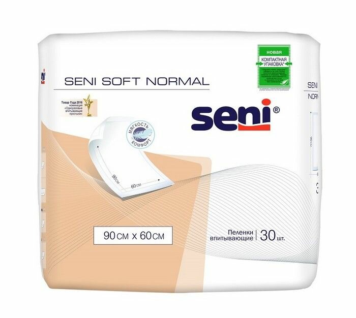 Одноразовые пеленки SENI пеленки сени софт normal 90х60 № 10 4036