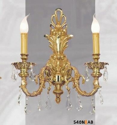 Riperlamp бра, дек. свечки, SW, 12х41х23см, 1x40W Е14, арматура в отделке AA