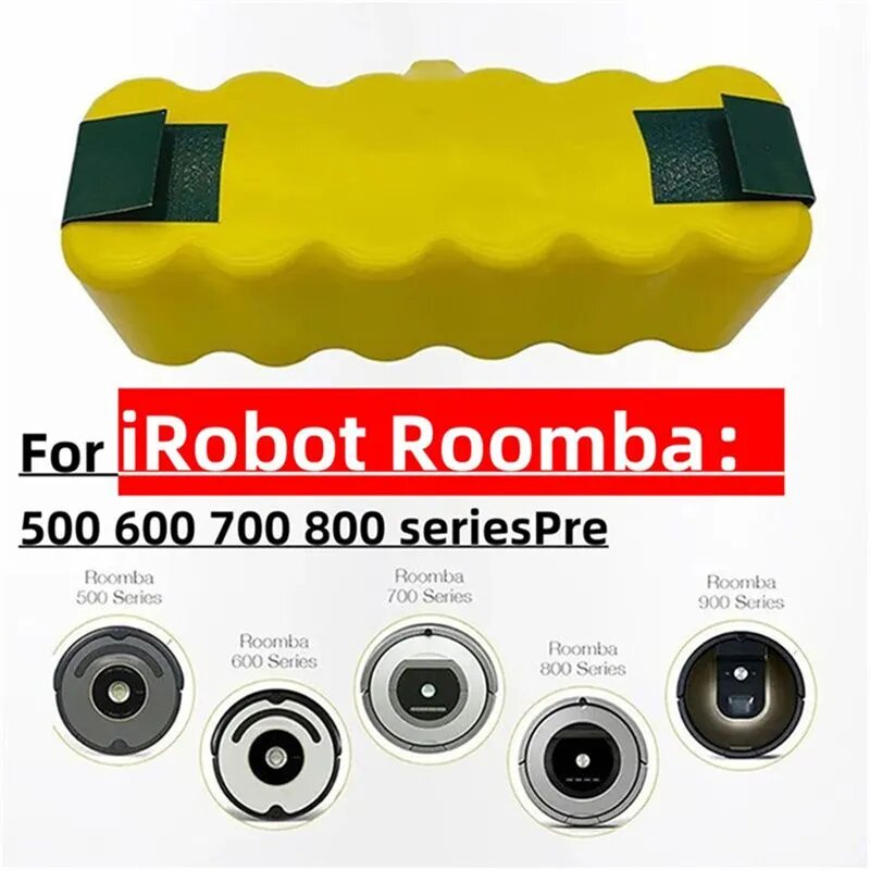 Аккумулятор для серии iRobot 14,4 В 6800 мАч 500 600 700 800 900 iRobot Roomba 14,4 В 620 650 770 780 580