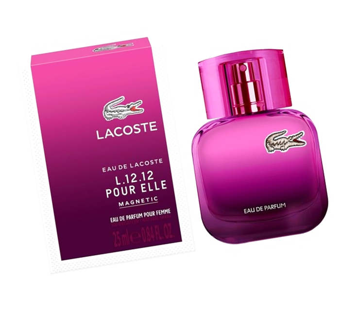Lacoste L 12.12 Magnetic Pour Elle 25 мл духи женские - Лакост фиолетовые парфюмерная вода