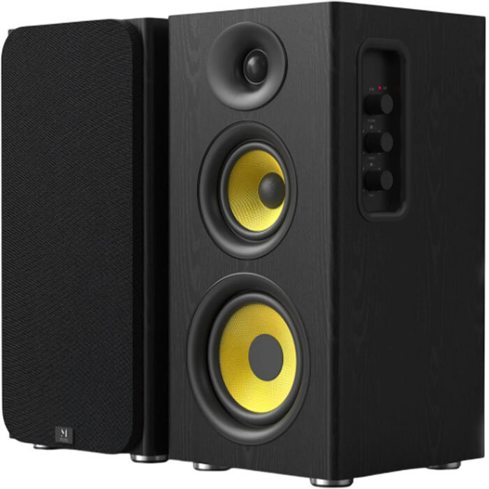 Колонки Music Public Kingdom BS100-2, Bluetooth v5.3, 100 Вт, пульт, чёрная