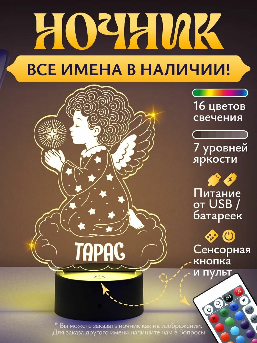 Ночник Тарас - ангелок
