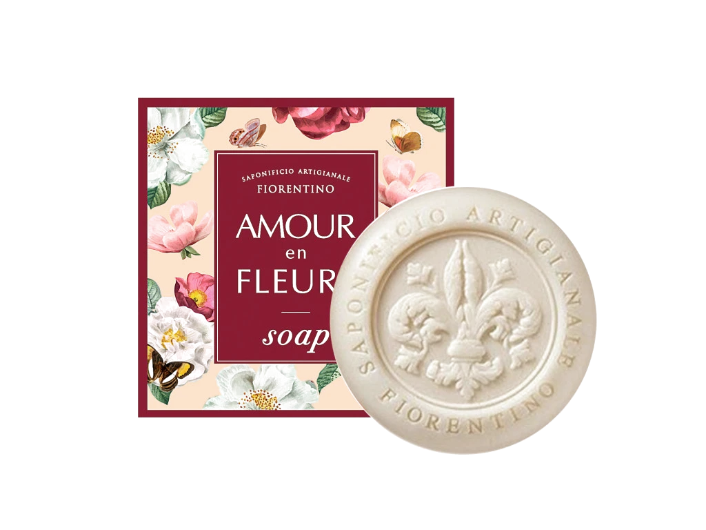Женское туалетное мыло Nouvelle Etoile Amour En Fleurs 100 гр - Амор Ин Флерс