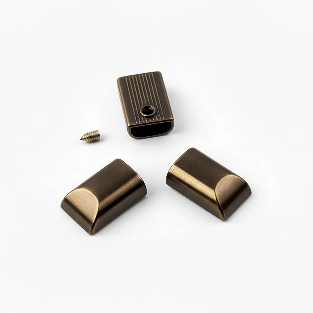 Металлические ограничители-застежки для молний 15 мм (5-100 шт.) 30 Pcs per pack, copper