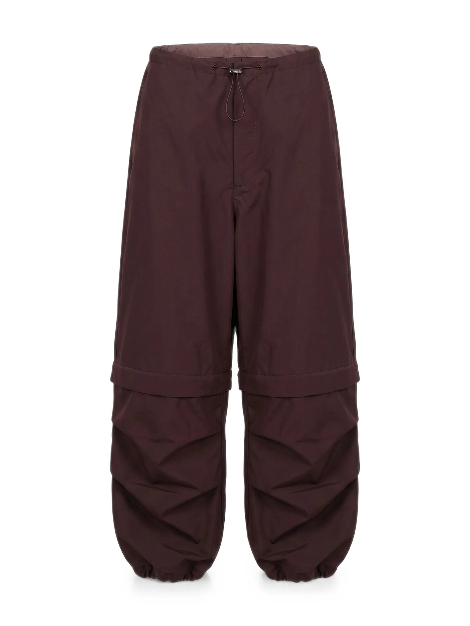 Брюки AGOLDE Coulson drawstring-waist track pants, размер XS, коричневый — фото 1