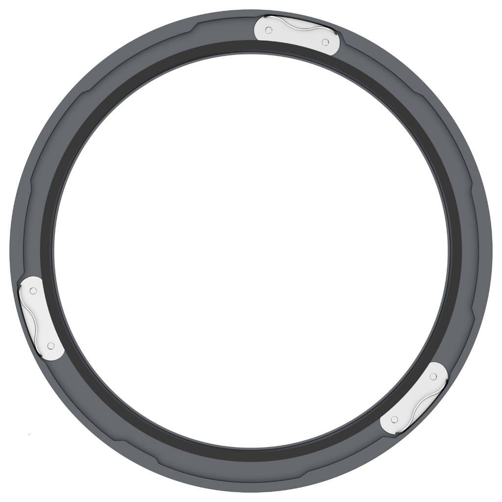 Чехол-рамка с защитной пленкой для CMF Watch 2, серо - зеленый