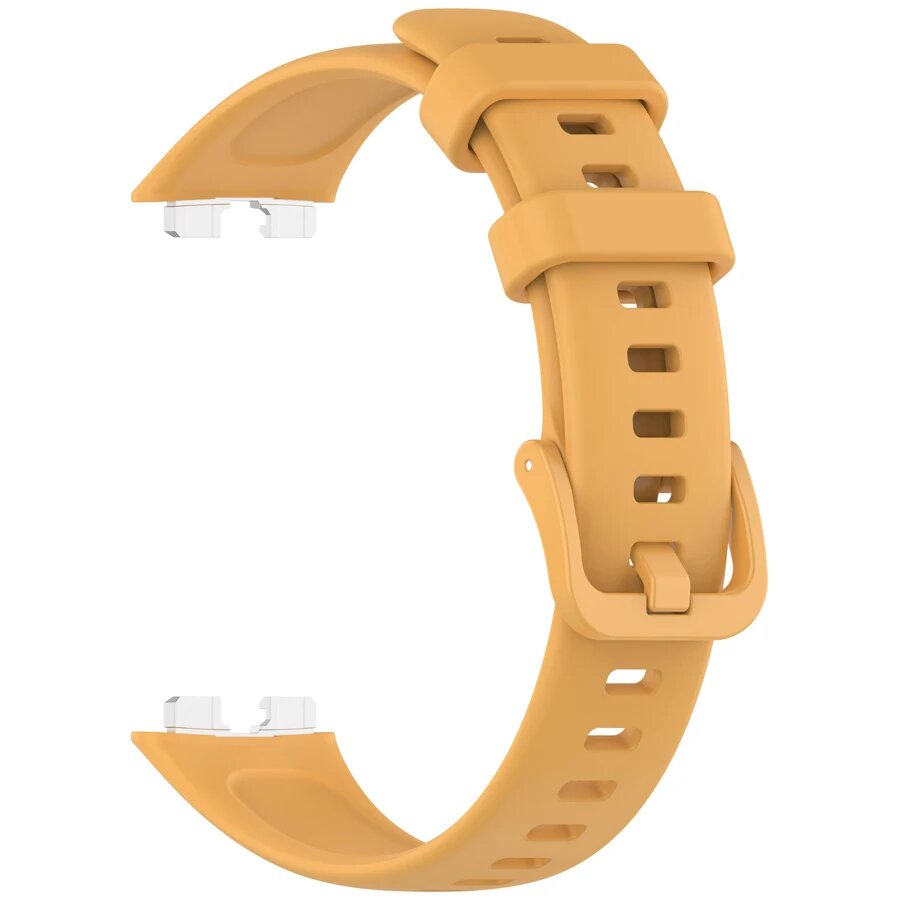 Силиконовый ремешок ATOPKEY для Huawei Band 8 9 10 Желтый, For HUAWEI Band 10, Autumn Yellow