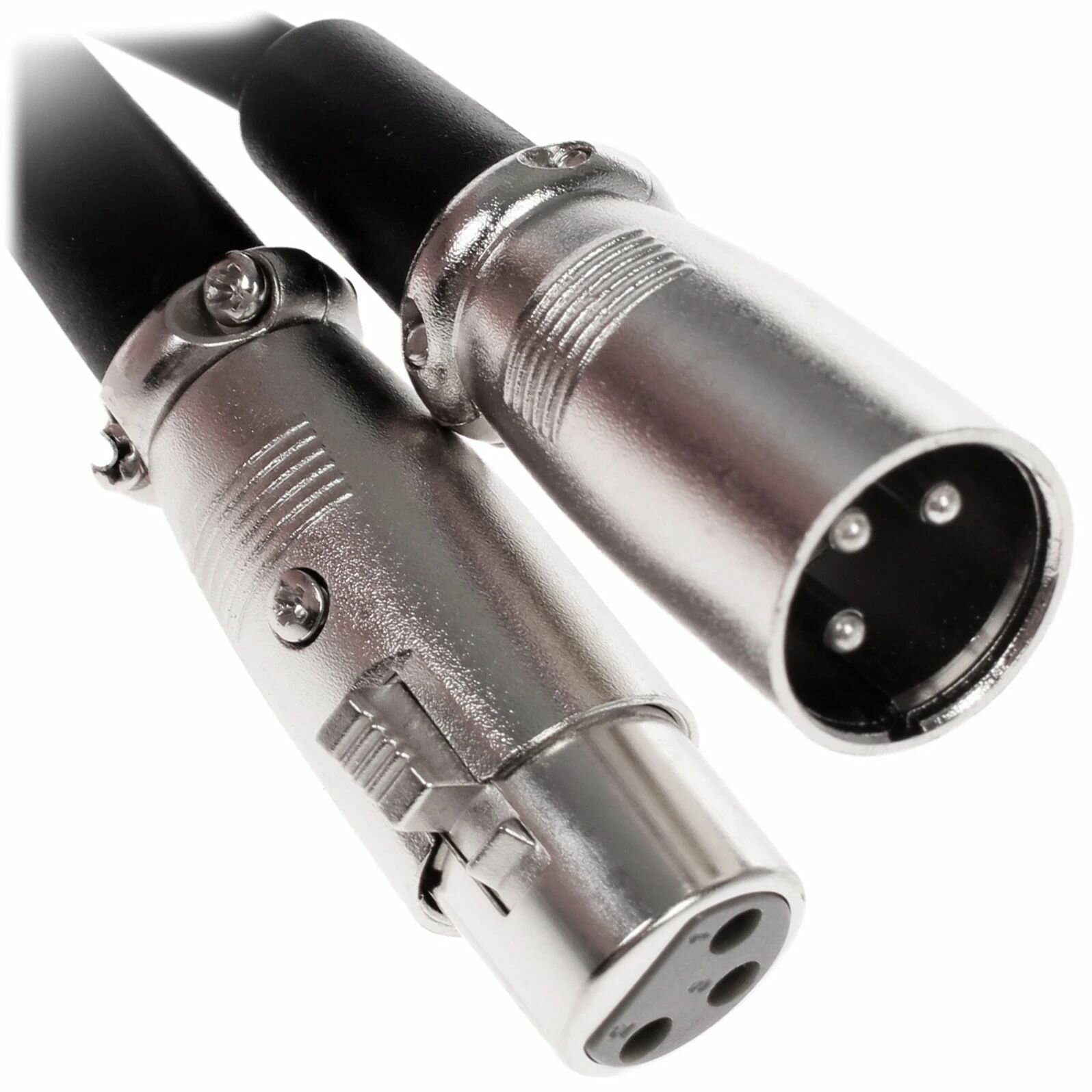 Кабель DEXP XLR - XLR 5 м черный