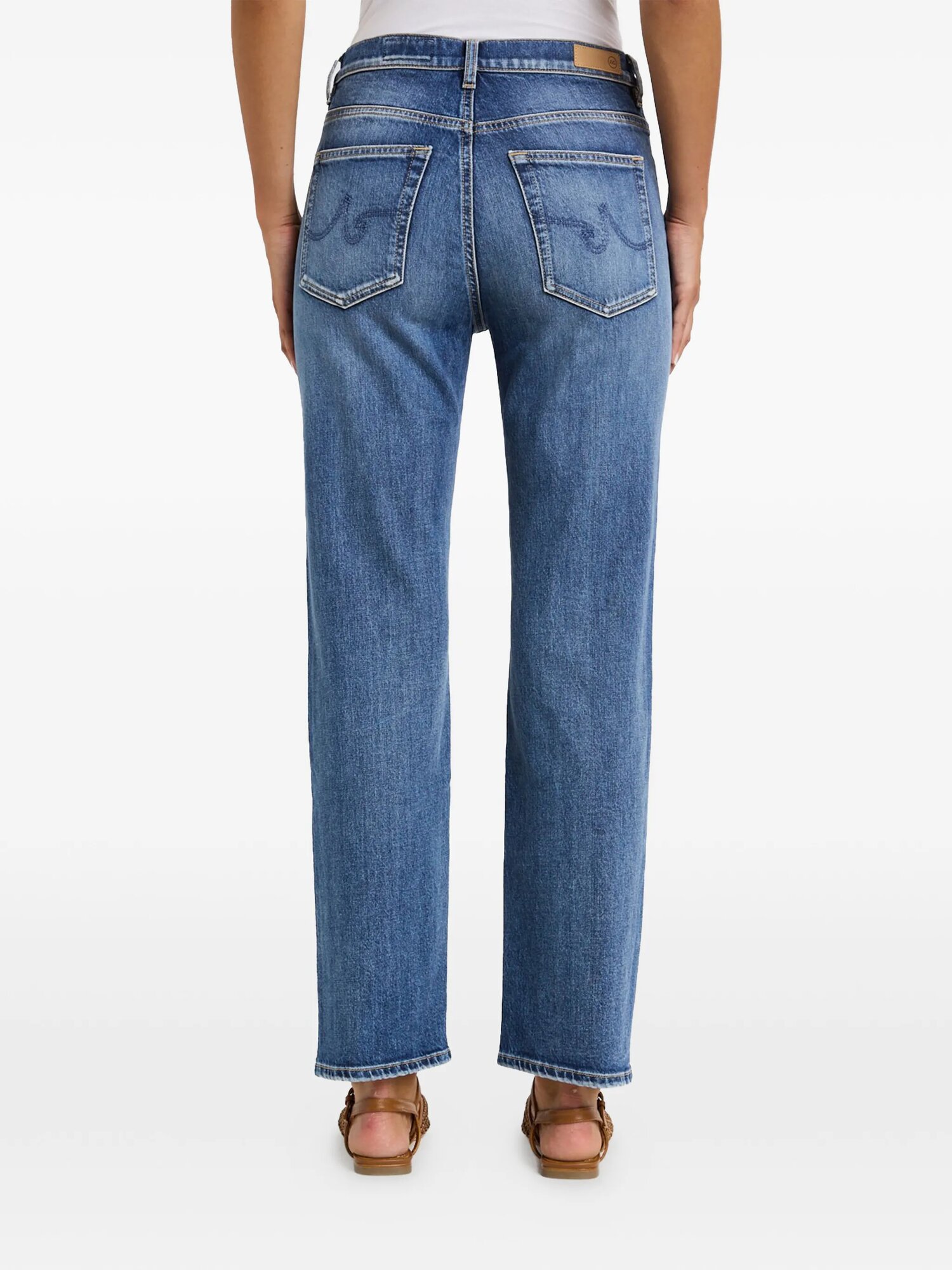 Джинсы AG Jeans Straight-leg jeans, размер 27 — фото 1