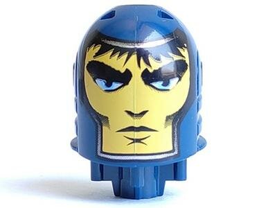 Деталь Lego bb0153pb10 Large Figure Head with Jayko, Sir Pattern - Series 2