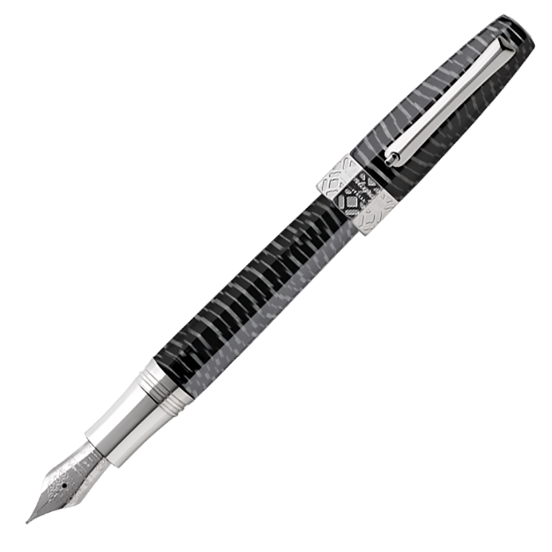 Перьевая ручка Montegrappa Extra Otto Zebra F. Артикул EXTRA-8ZEB-F