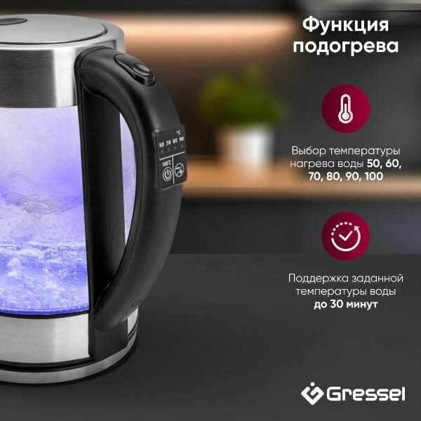 Электрочайник Gressel GRK-1106 — фото 1