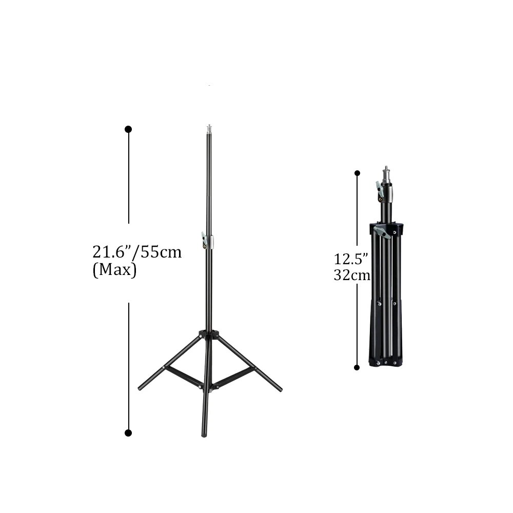 Штатив для селфи, 55cm tripod, черный