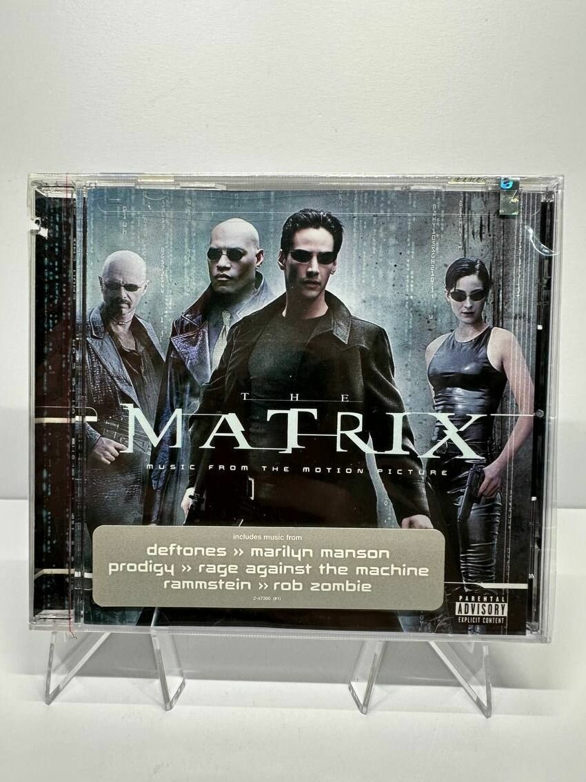 The Matrix: Music from the Motion Picture 1999 г. Запечатанный (sealed) диск с музыкой из фильма Матрица.