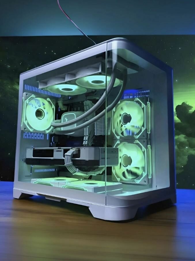 Мощный игровой компьютер Intel Core i5-13600 14ядер, RTX4060Ti, 32ГБ, SSD m.2 1000ГБ, 800W, Win 11 Pro
