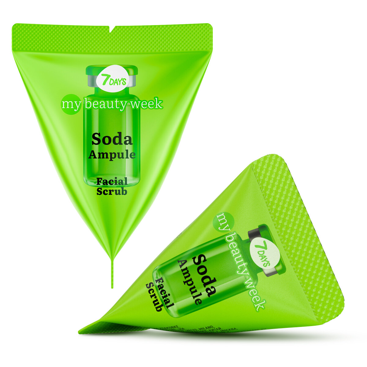 Скраб для лица 7 Days My Beauty Week Soda, очищающий, 7г