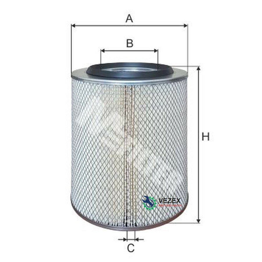 M-FILTER A157 фильтр воздушный ! H330 D227 d117 \Volvo/RVI 133 14TS/133 14TX/103 14 TX/113 14TX/145 14 TX
