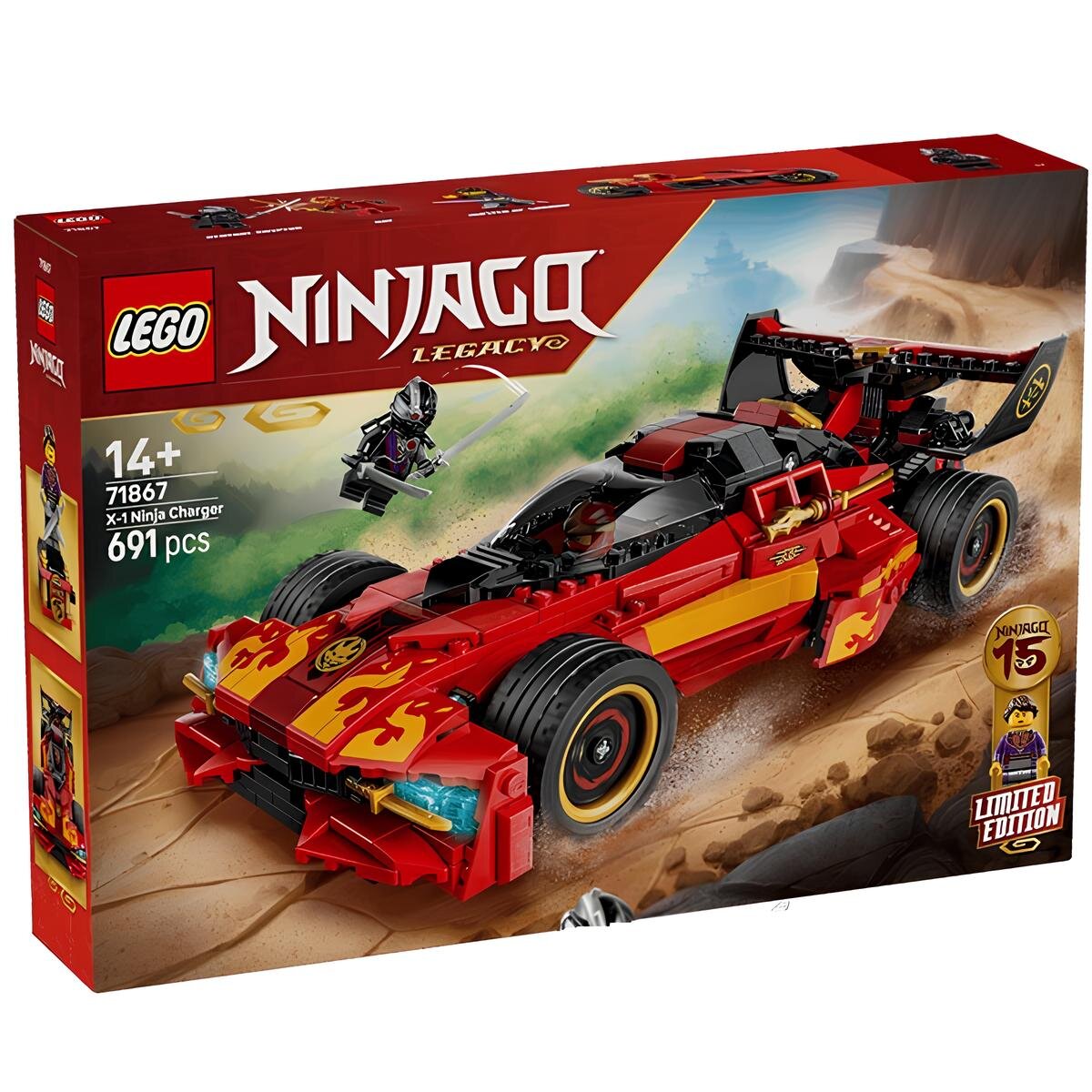 Конструктор LEGO Ninjago 71867 Ниндзя-перехватчик Х-1