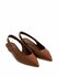 Туфли poche PARIS Pointed-toe slingback sandals, размер 38, коричневый