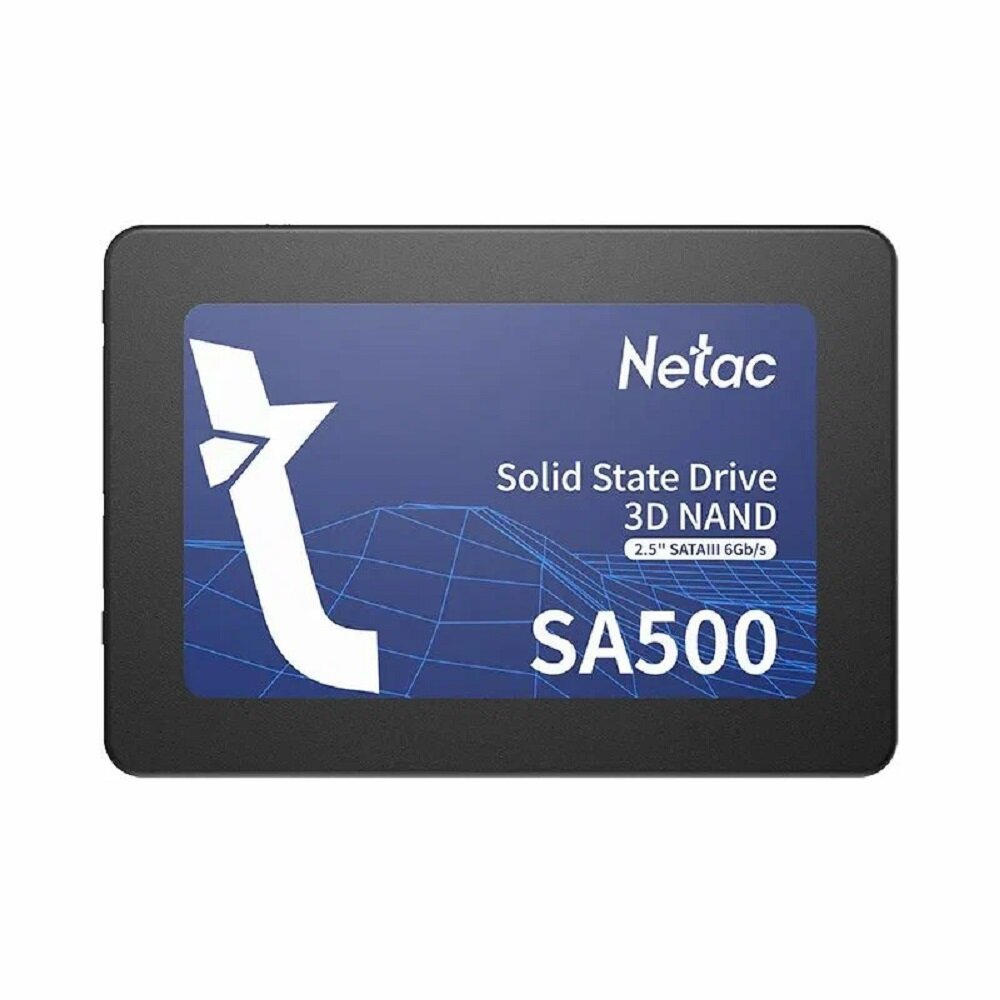 SSD накопитель NETAC SA500 NT01SA500-256-S3X 256ГБ, 2.5", SATA III