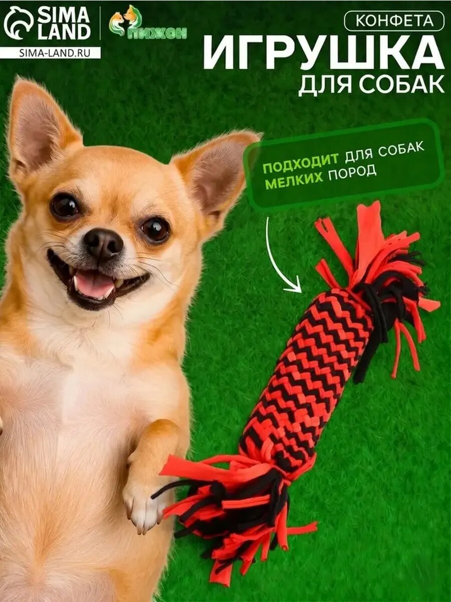 Развивающая канатная игрушка для домашних питомцев