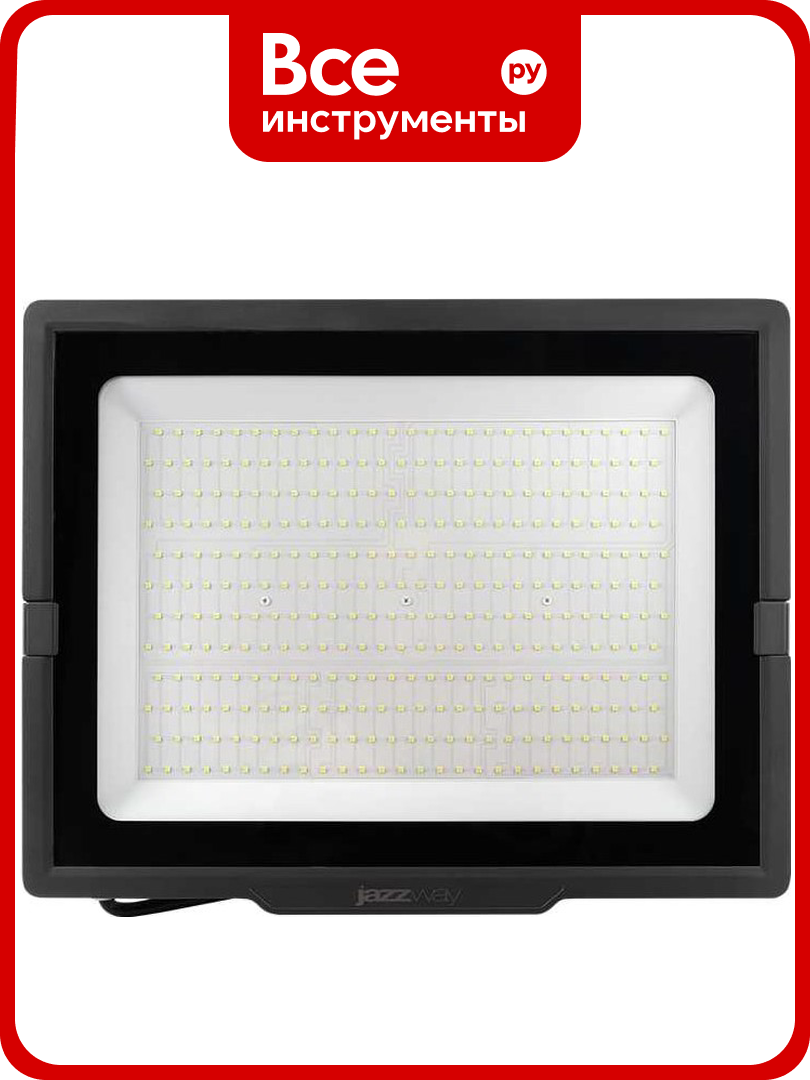 Светодиодный прожектор Jazzway PFL-C3 300Вт 6500К IP65 до с клапаном закаленное прозрачное стекло 5032156