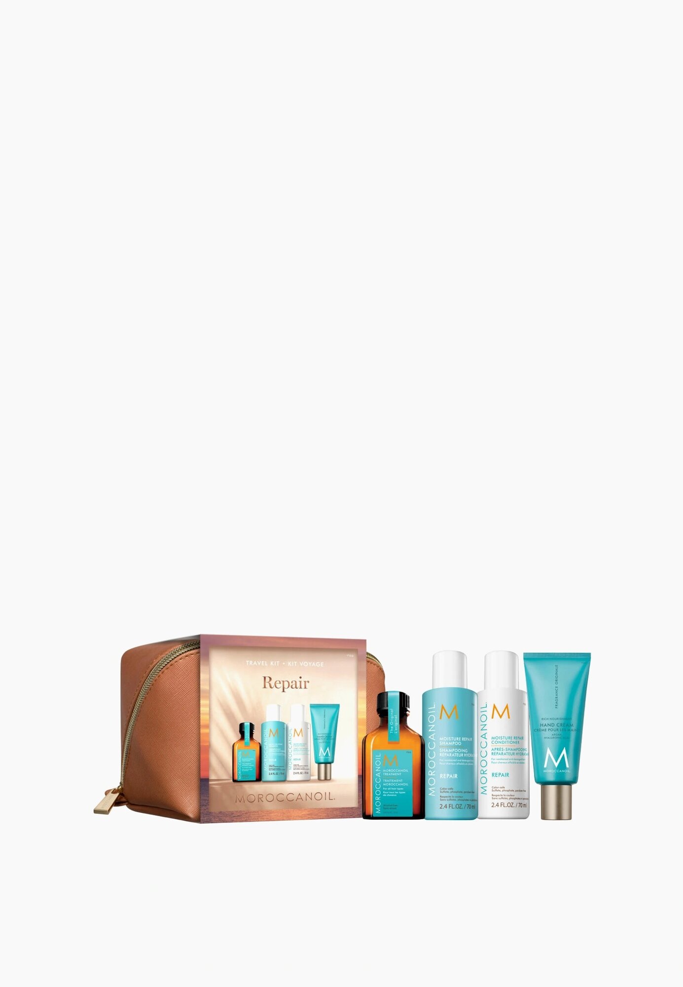 Moroccanoil Набор для ухода за волосами 70 мл + 700 мл + 25 мл + 40 мл