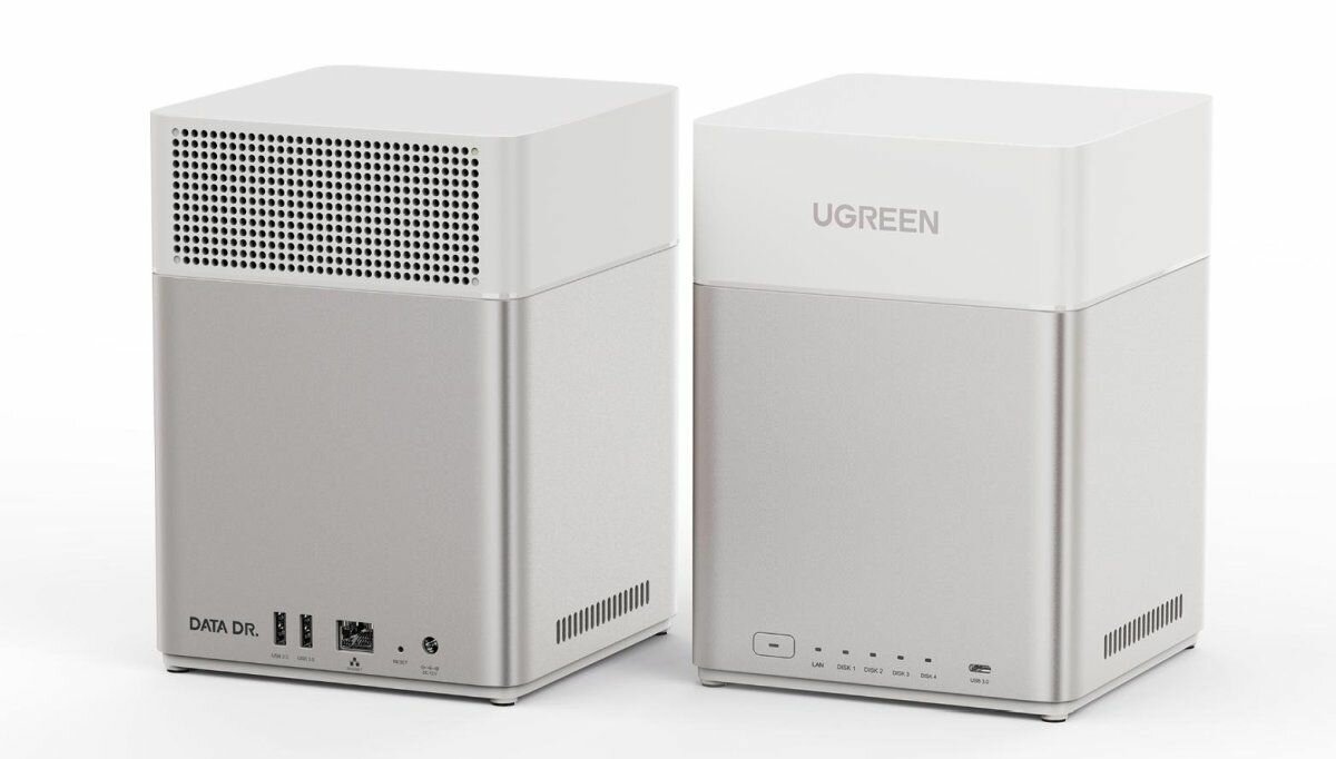 UGREEN DH4300 Plus Личное облако для дома, сетевой накопитель, домашний NAS-сервер на 4 отсека для хранения