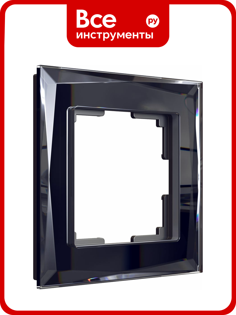 Рамка WERKEL W0011208 на 1 пост черный a051444