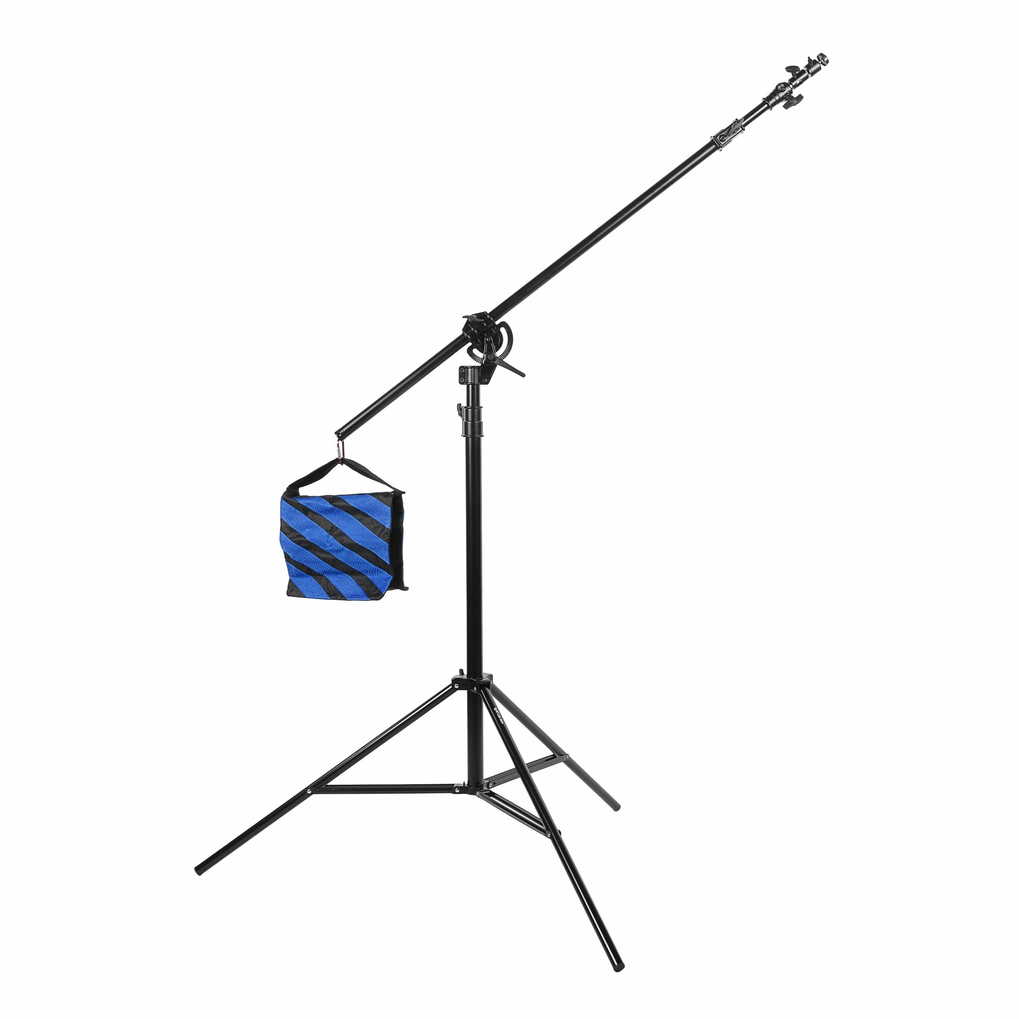Стойка студийная журавль 95-190 см Falcon Eyes LSB-190H до 6 кг, пружинная амортизация секций, съемный штифт с резьбой 1/4" и 3/8", с шаровой мини-головкой