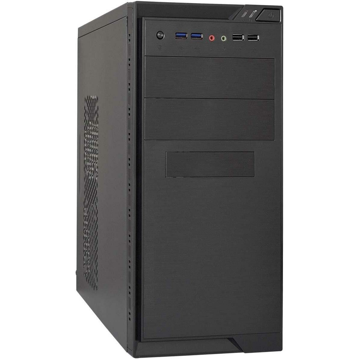 Корпус mATX Exegate MA-372UX Без БП чёрный