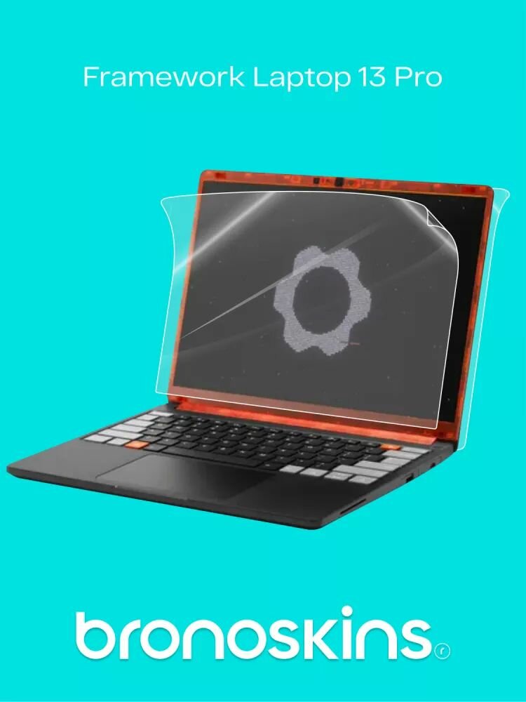 Глянцевая защитная пленка на верхнюю крышку Framework Laptop 13 Pro