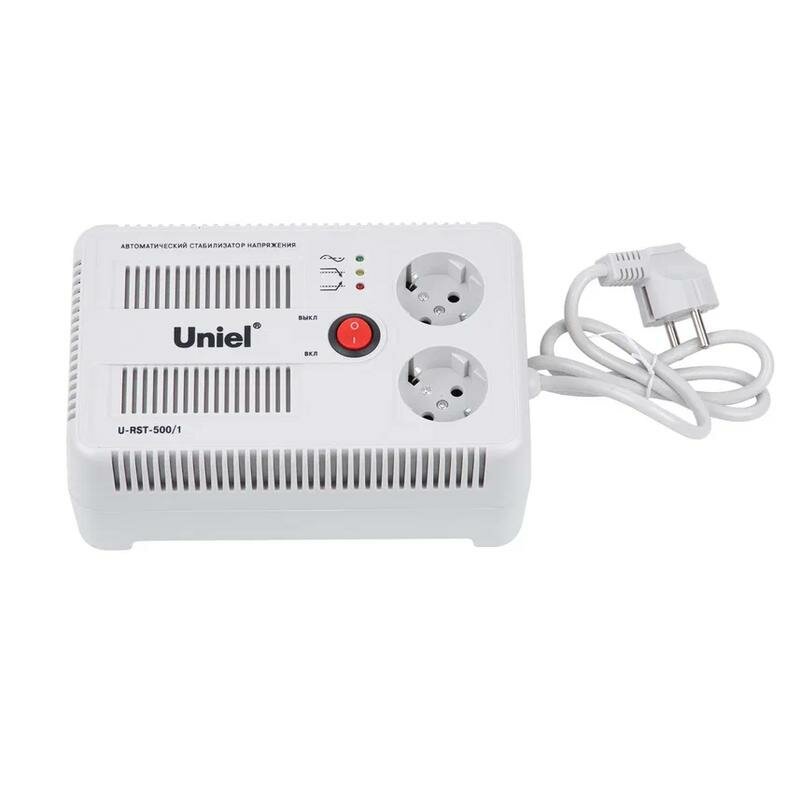 Стабилизатор напряжения U-RST-500/1 Simple Standard 500В. А настольный Uniel UL-00003602